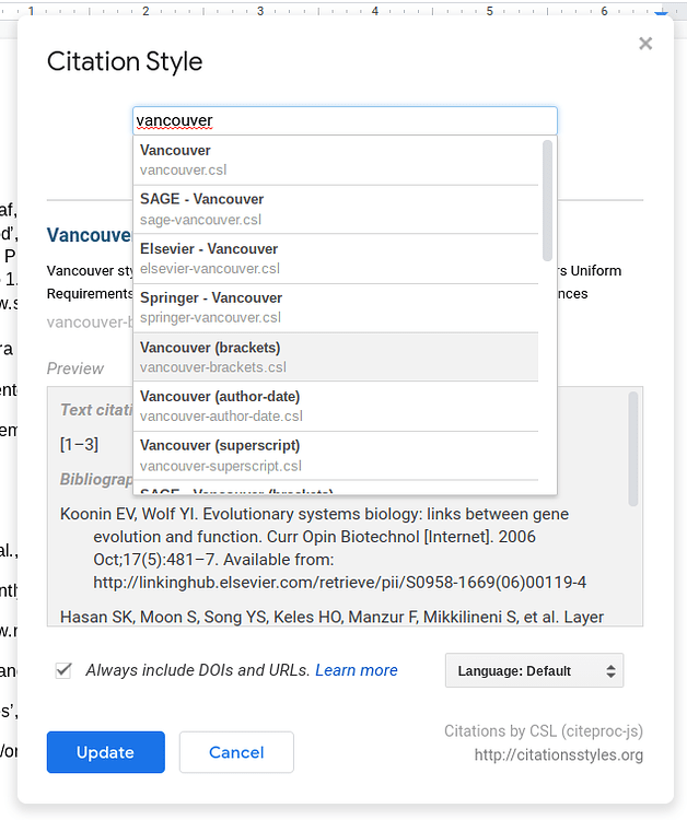 Easy way to use [square brackets] for citations? - Support - Paperpile ...